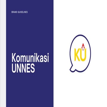 New Komunikasi UNNES Logo Guidelines 2024 | PPT
