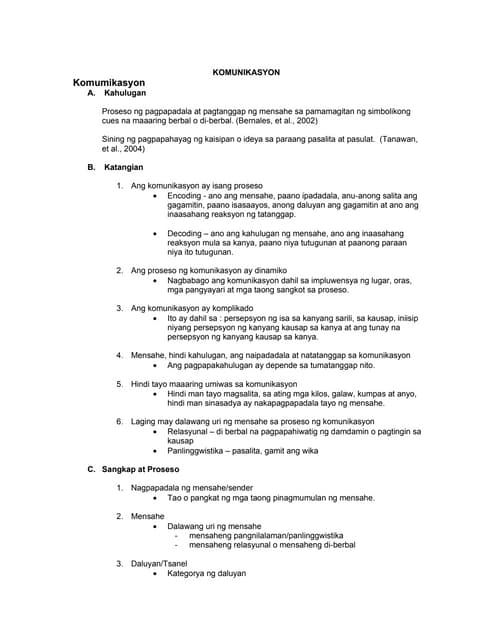 Pagpoproseso ng Impormasyon para sa Komunikasyon (Part 1) | PPTX