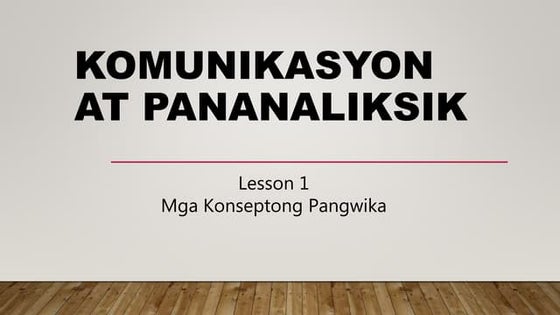 Gamit ng mga kaalaman sa Modernong Teknolohiya sa pag-unawa sa mga Konseptong Pangwika | PPTX