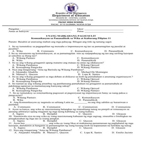 KOMUNIKASYON EXAM - First Quarter (1).docx