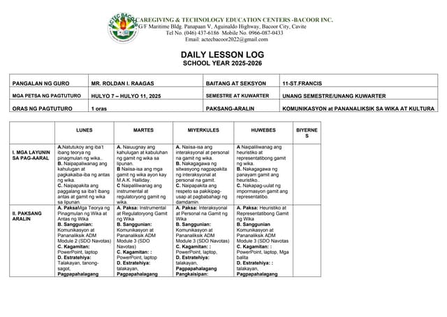Program for investiture 2016 tagalog version | PDF