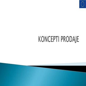 Koncepti prodaje | PPTX