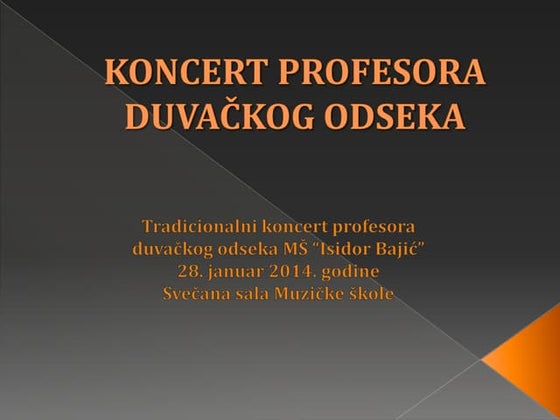 Anton Eberst 2012 - Gala closing ceremony and concert | PPT