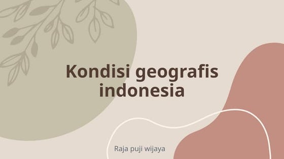 1_IPS Tema 1 Subtema 1.pptx Kondisi Geografis | PPT
