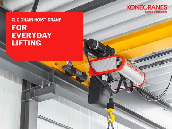 Konecranes SMARTON and UNITON Open Winch Cranes | PPT