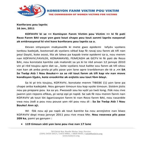 Exemple de Communique | PDF