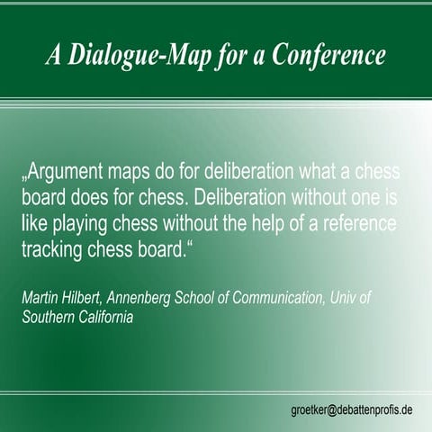 A Dialogue-Map for a Conference | PDF