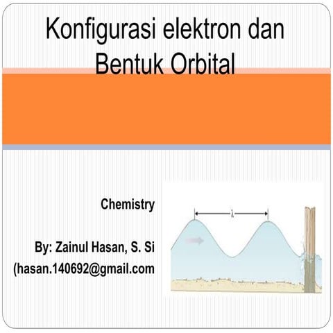 Konfigurasi elektron dan bentuk orbital | PPT