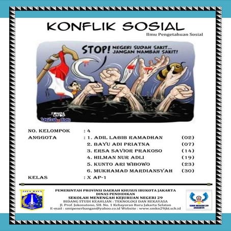Konflik sosial | DOCX