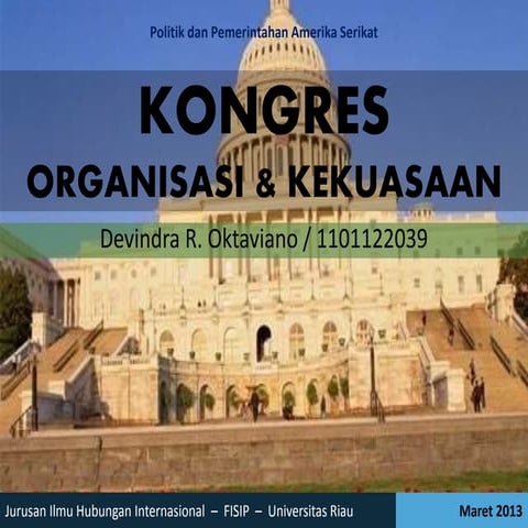 Kongres Amerika Serikat (revised edition) | PPTX