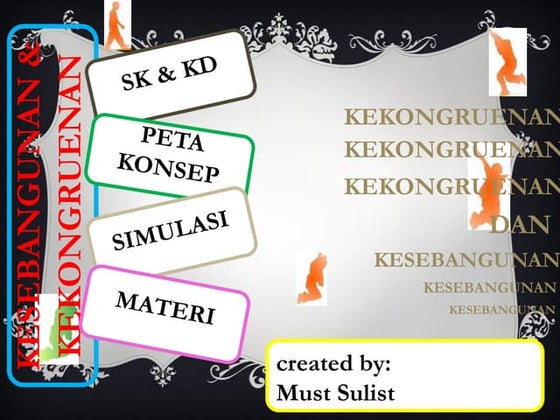 PPT Kesebangunan dan Kekongruenan Kelas IX Semester 1 | PPT