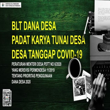 BLT Dana Desa Padat Karya Tunai Desa | PDF