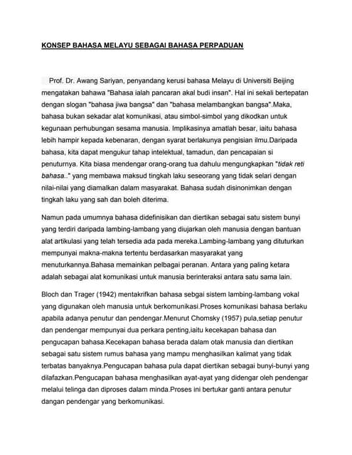 ASPEK KESANTUNAN BAHASA BERDASARKAN PANDANGAN TOKOH DENGAN MENGAITKAN ...