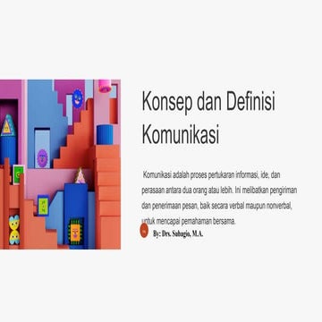Konsep, Definisi dan Pengertian Komunikasi | PPTX