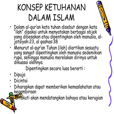 Konsep ketuhanan-dalam-islam | PPT