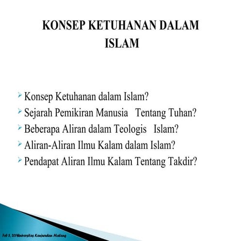Konsep ketuhanan-dalam-islam | PPT