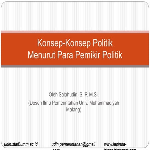 Pengantar ilmu politik | PPTX