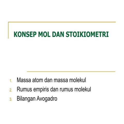 konsep-mol massa atom relatif avogadro.ppt