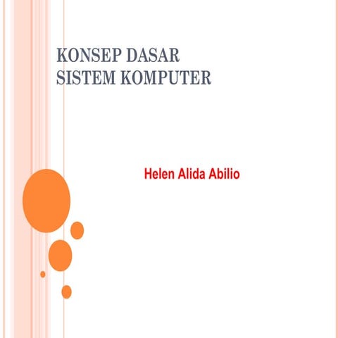 model komputer Von Neumann Simulasi Input – Proses – Output | PPTX