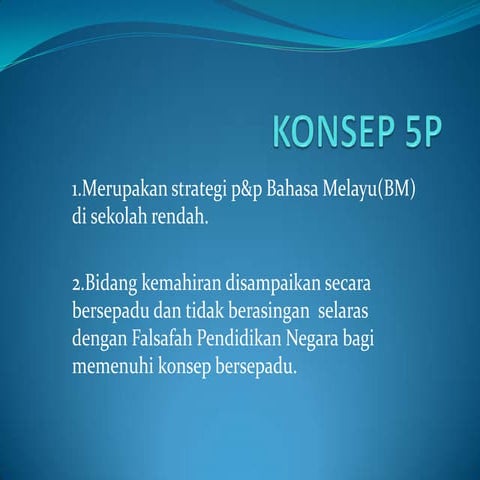 Konsep 5 p | PPT
