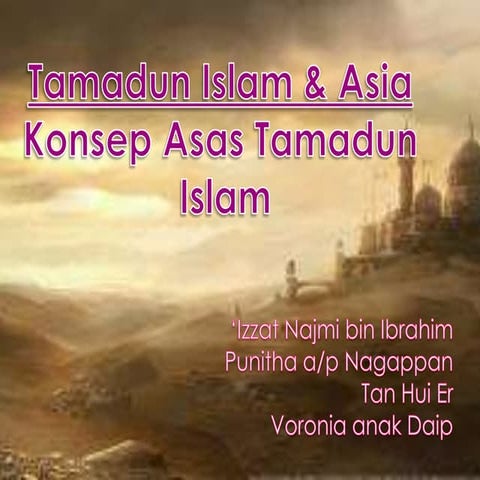 Konsep asas tamadun islam | PPT
