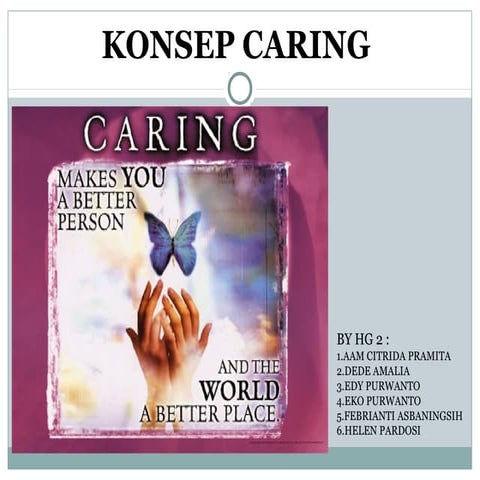 Konsep caring | PPT