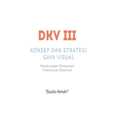 Konsep dan strategi gaya visual | PDF