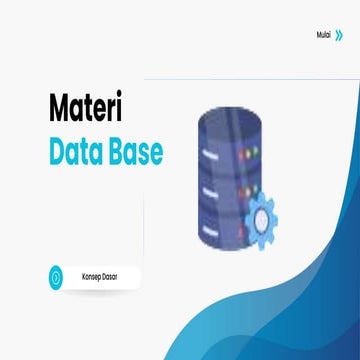 Konsep Dasar Database kumpulan infromasi | PPT