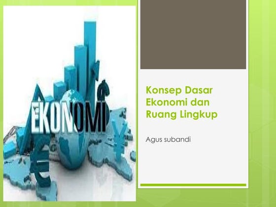 Materi Pengantar Ilmu Ekonomi PowerPoint | PPT