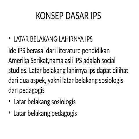 Makalah PEMBELAJARAN IPS SD "Perkembangan IPS di Indonesia dan Negara Lain" | PDF