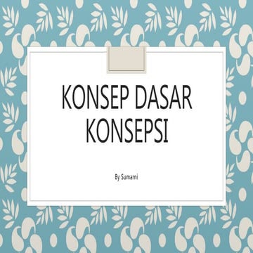 Konsep dasar konsepsi | PPT