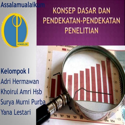 Konsep dasar penelitian | PPTX
