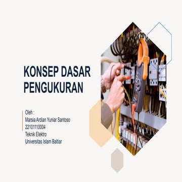 KONSEP DASAR PENGUKURAN | PPTX