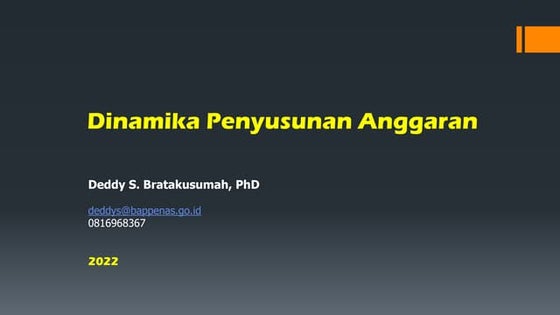 Anggaran perencanaan dan pengendalian | PPT