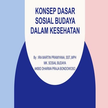 KONSEP DASAR SOSIAL BUDAYA DALAM KESEHATAN.pptx