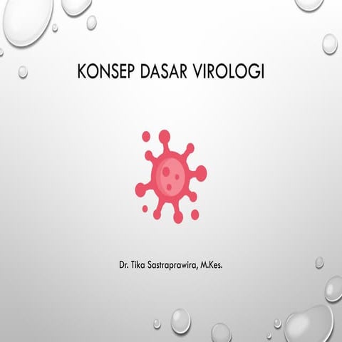 Konsep dasar virologi | PPTX