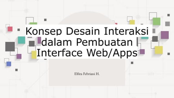 Topik Materi UI-UX untuk Perkuliahan di Kampus | PPTX