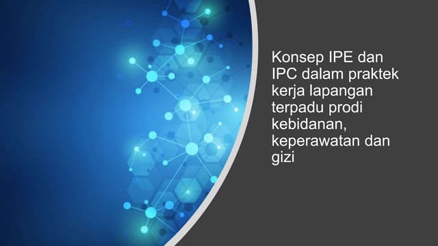 Pengenalan IPE dalam kolaborasi kesehatan | PDF