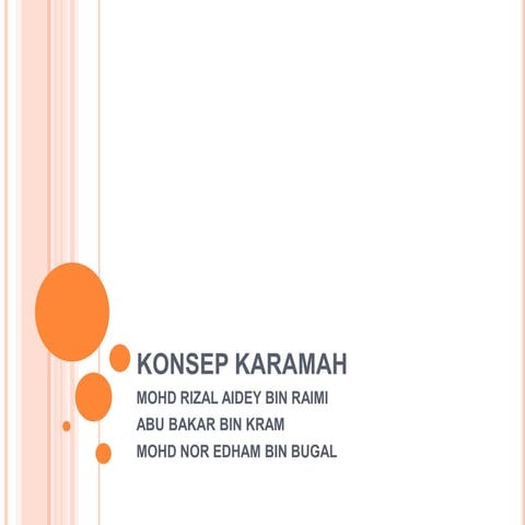 Konsep karamah | PPTX