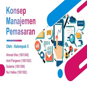 Konsep manajemen pemasaran | PPTX