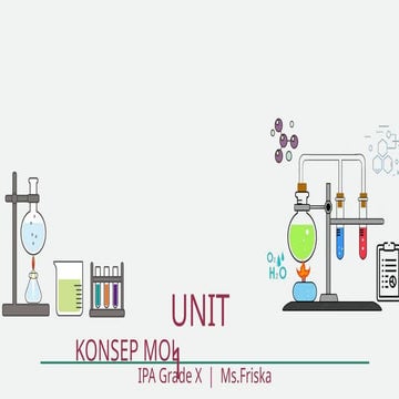 Konsep Mol: Pengertian, Rumus, dan Contoh Soalnya | PPTX