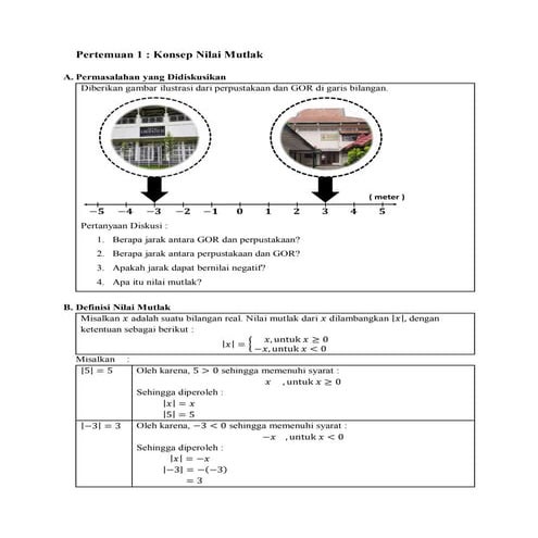 Konsep nilai mutlak | PDF