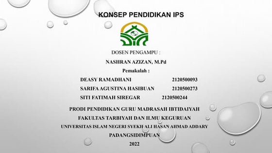 KONSEP DASAR IPS PEMBELAJARAN SOSIAL DALAM PENDIDIKAN | PPT