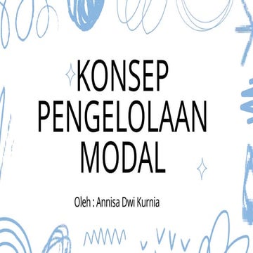KONSEP PENGELOLAAN MODAL-ANNISA DWI KURNIA.pptx