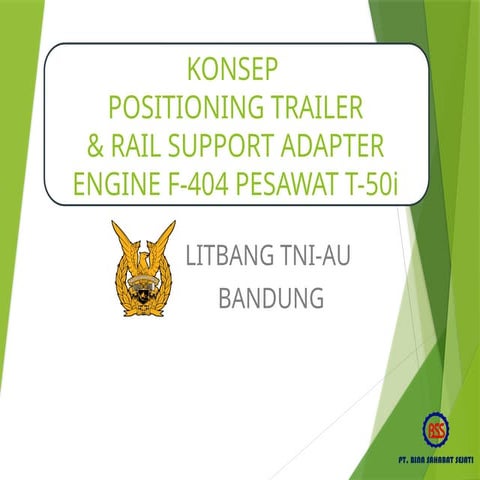 KONSEP POSITIONING TRAIlER DESAIN ENGINEERING PT BSS | PPT