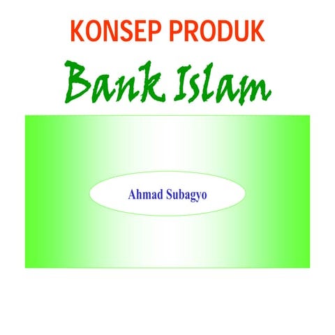 Konsep produk bank_islam | PDF