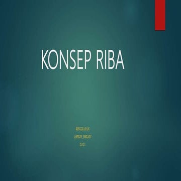 Konsep riba | PPTX