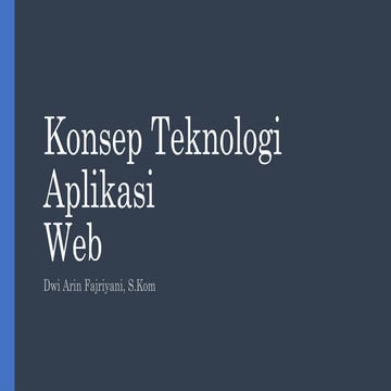 Modul Ajar - Konsep Teknologi Aplikasi Web.pptx