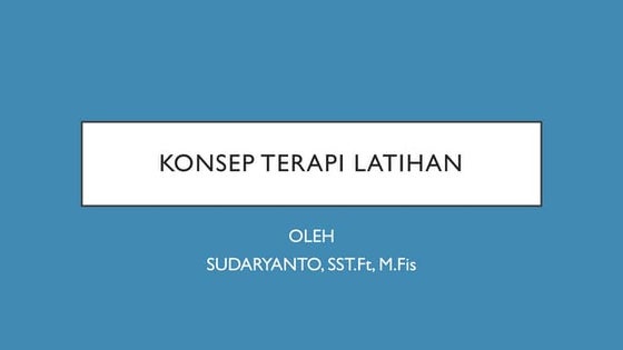 Terapi hidro dan terapi aktino | PPTX