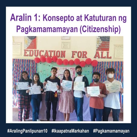 PAGKAMAMAMAYAN-Citizenship-Mga Paraan kung paano nawawala at natatamo ...